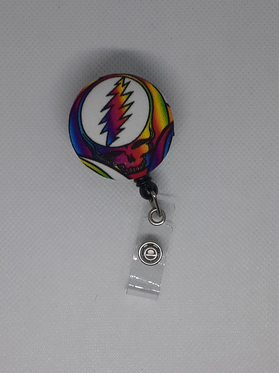 Handmade Grateful Dead Badge Reel - Etsy