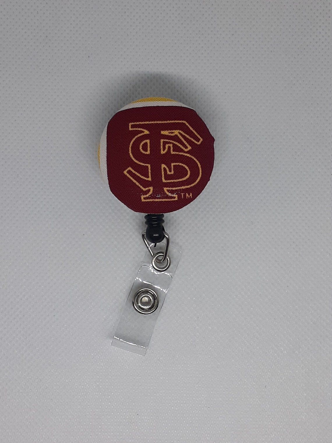 Handmade FSU Badge Reel - Etsy
