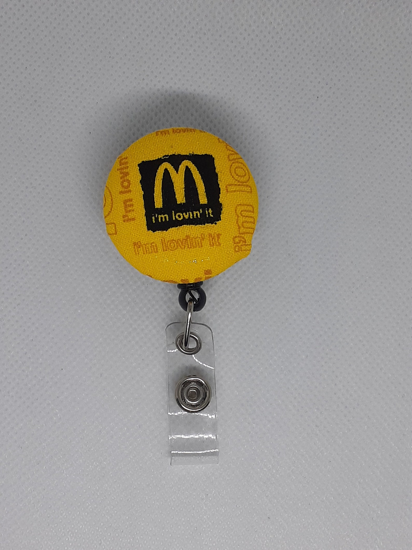 Handmade McDonalds Badge Reel | Etsy