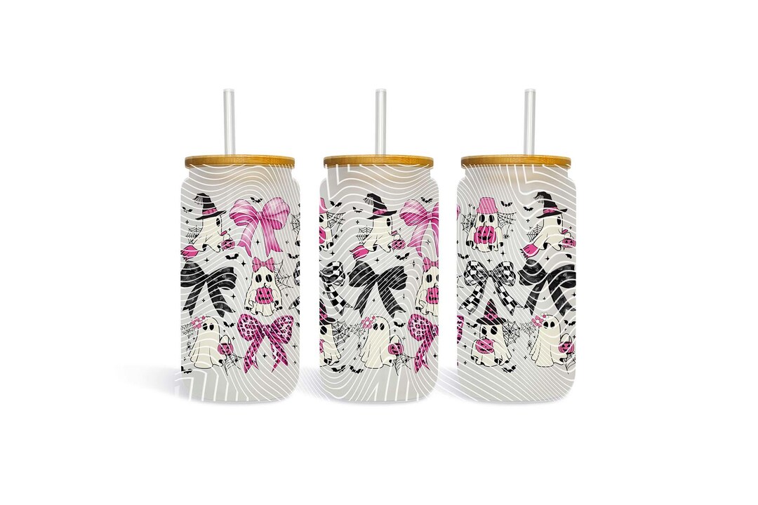 Premium UV DTF Mug Decal Sticker for Hand Wash Only Libbey Cup Ghost ...