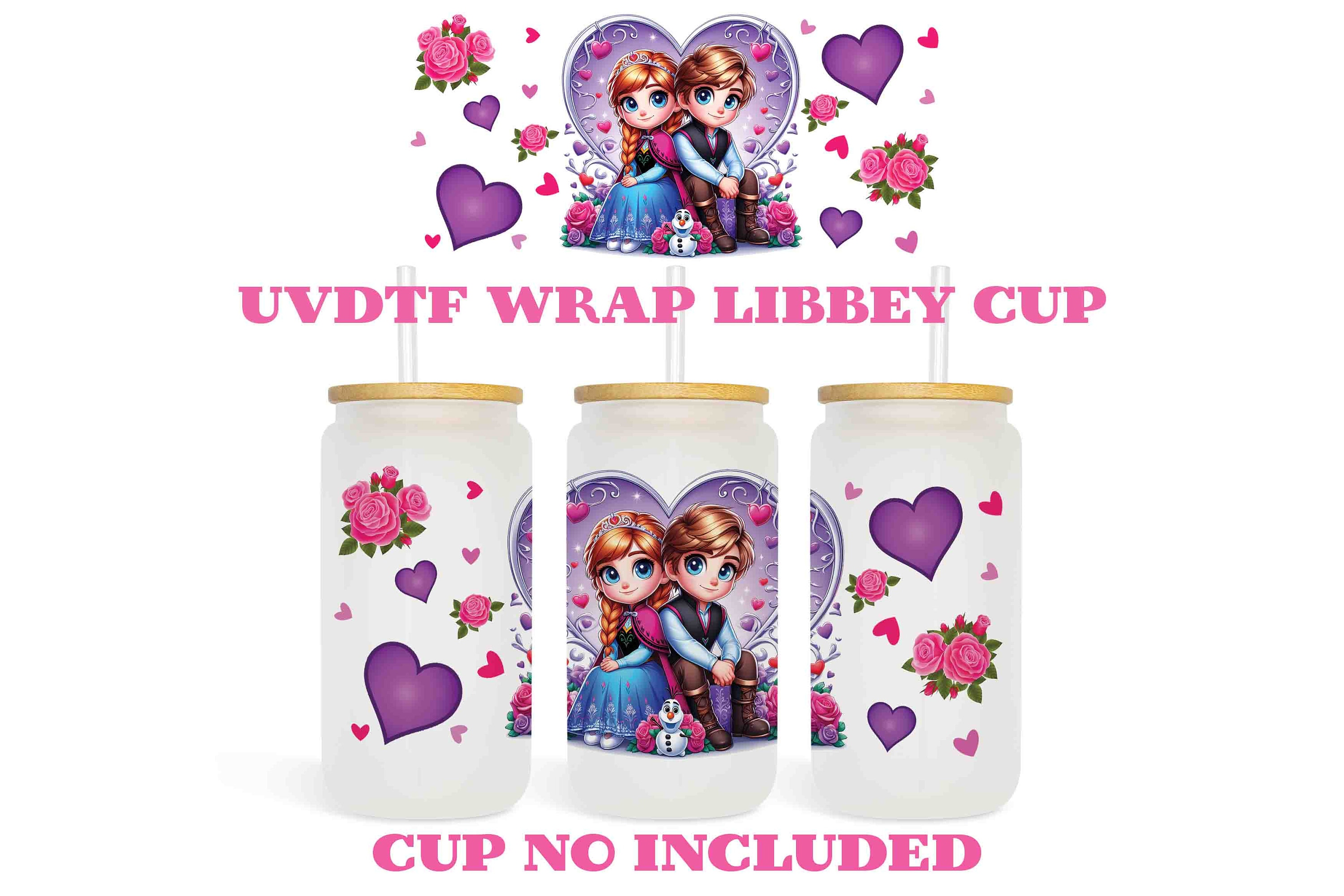 Bundle of 6 Princess Wraps for Libbey Cup Mug Wall Decorative Transfer ...