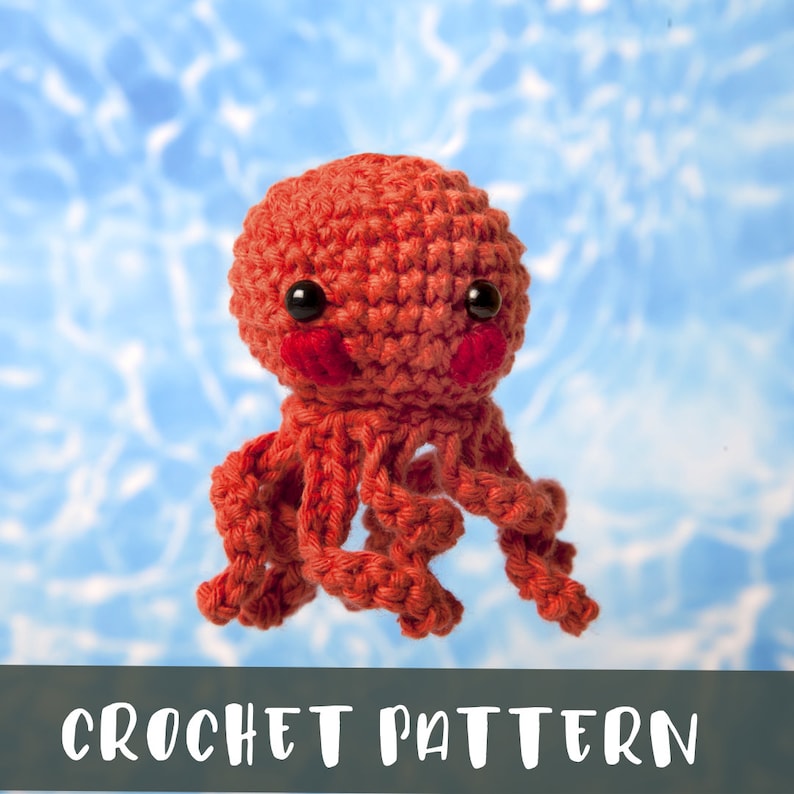 Ozzie Octo CROCHET PATTERN - Downloadable PDF Amigurumi Pattern, for an ...