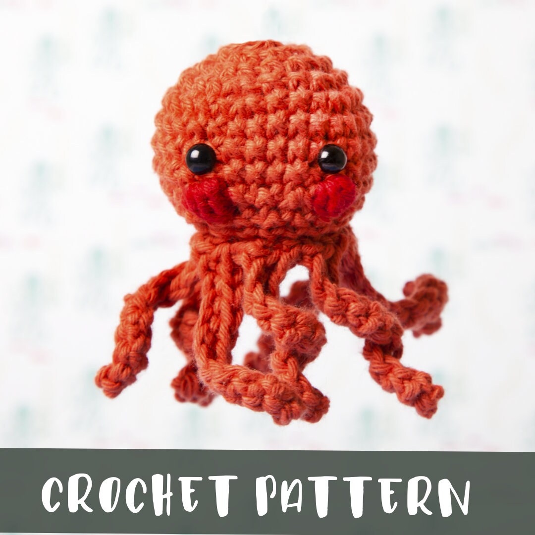 Ozzie Octo CROCHET PATTERN Downloadable PDF Amigurumi Pattern, for an ...