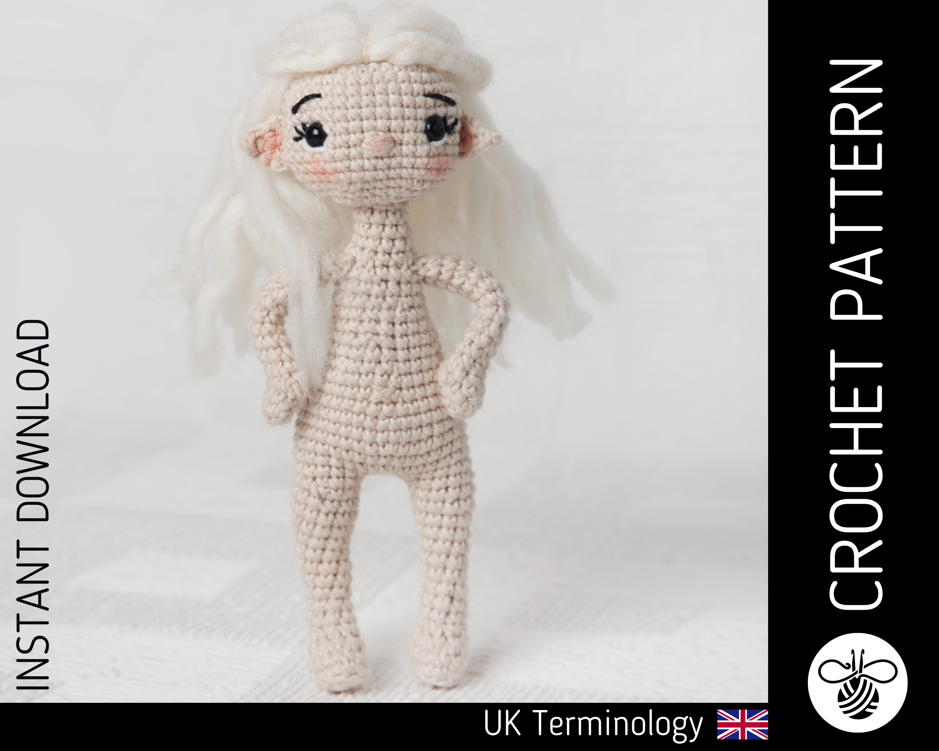 Felicity the Elf CROCHET PATTERN Crochet Doll Pattern - Etsy