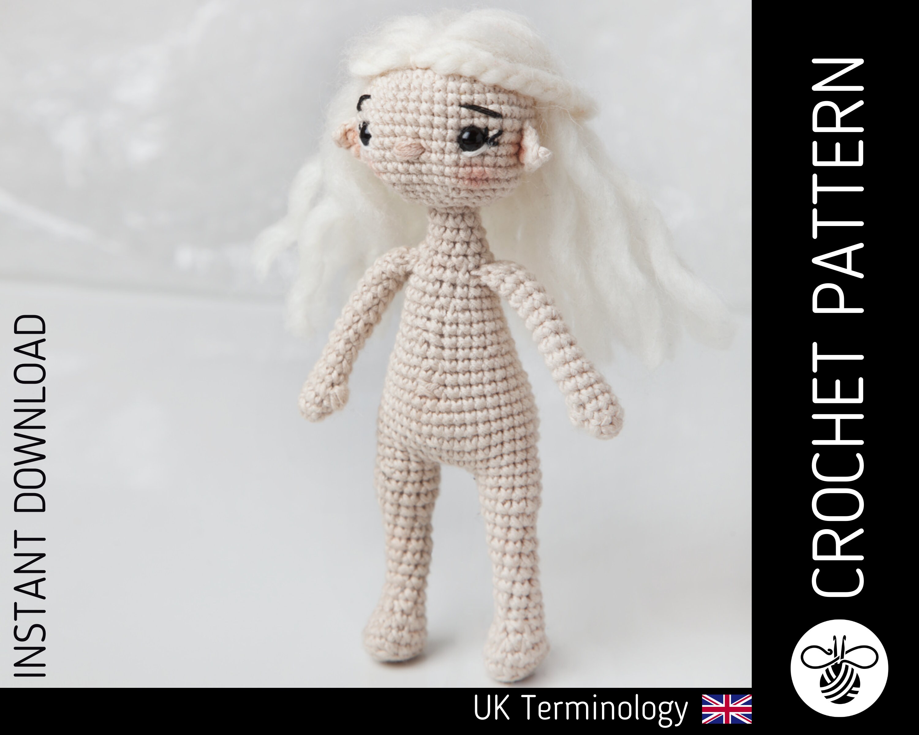 Felicity the Elf CROCHET PATTERN Crochet Doll Pattern - Etsy