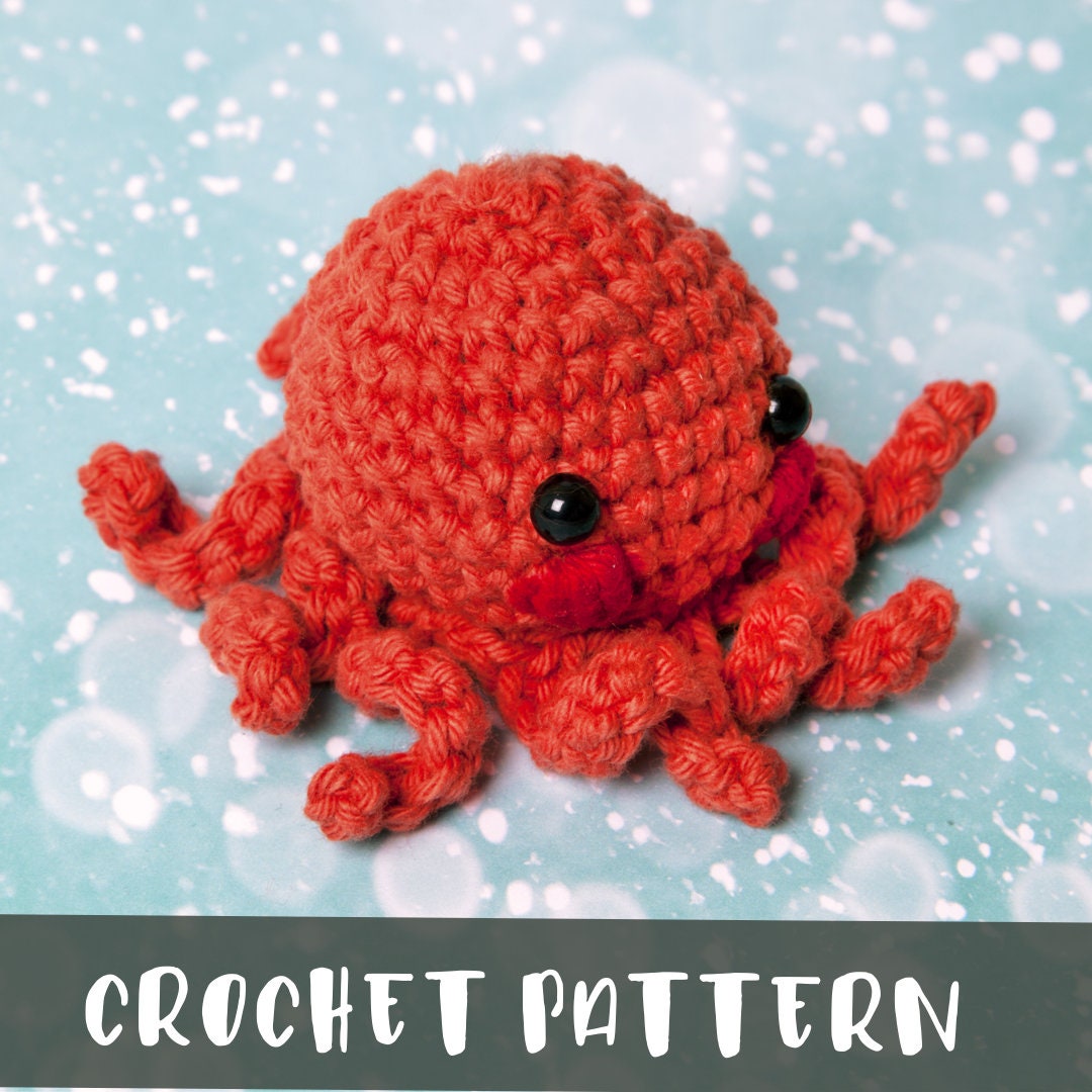 Ozzie Octo CROCHET PATTERN Downloadable PDF Amigurumi Pattern, for an ...