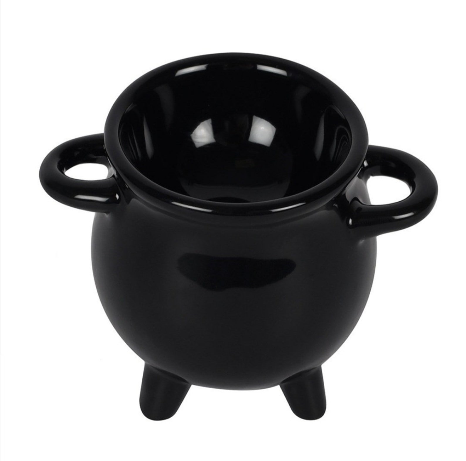 Cauldron Egg Cup With Broom Spoon | Etsy