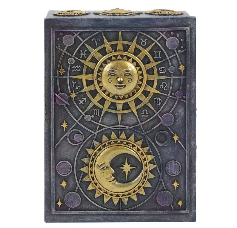 Sun and Moon Storage Box - Etsy UK
