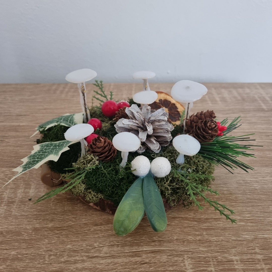 Light up Yule Woodland Display - Etsy
