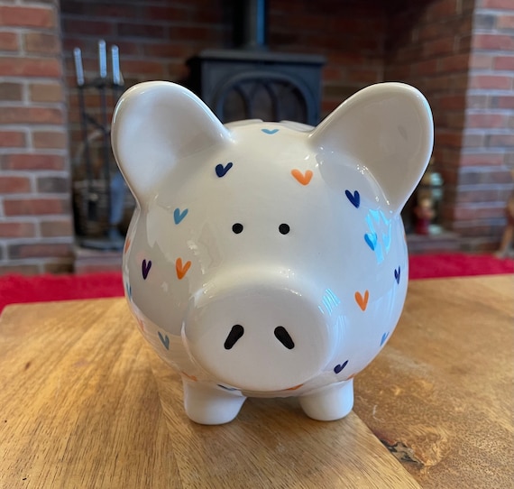 Cute Painted Piggy Bank