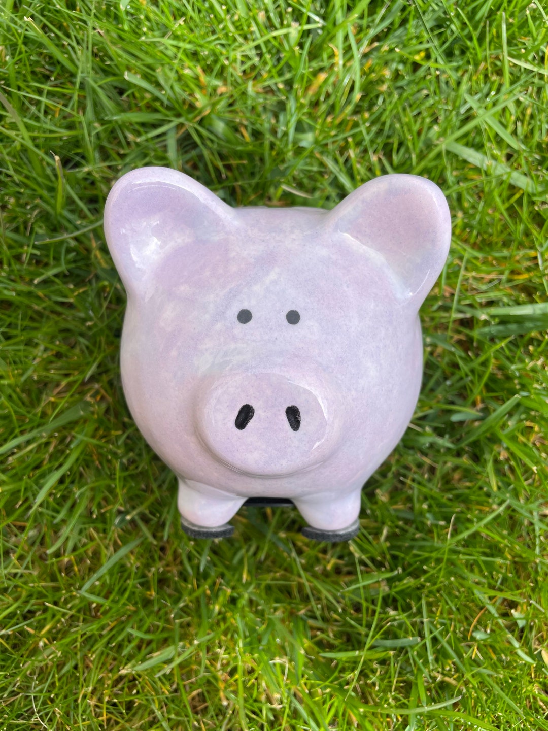 Purple Piggy Bank. Hand Painted, Ceramic, Best Friend Gift, Small - Etsy UK