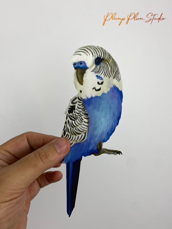 Budgie Decal Australian Budgie Sticker Peel and Stick Light | Etsy