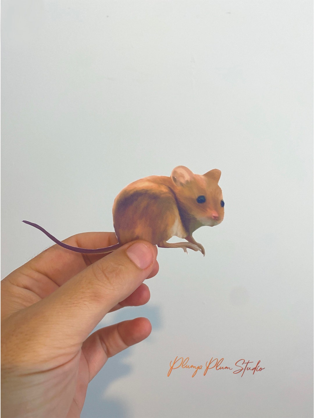 Realistic Mouse Decal, 3d Illustrated Mouse Textured Vinyl, Mouse ...