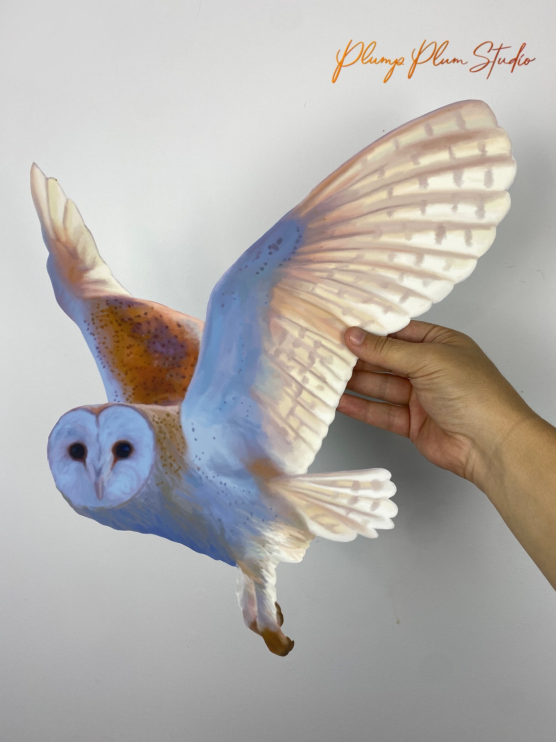 Flying Barn Owl Decal Owl Sticker Realistic Owl Decal Bird - Etsy