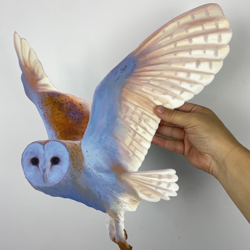 Realistic Owl - Etsy