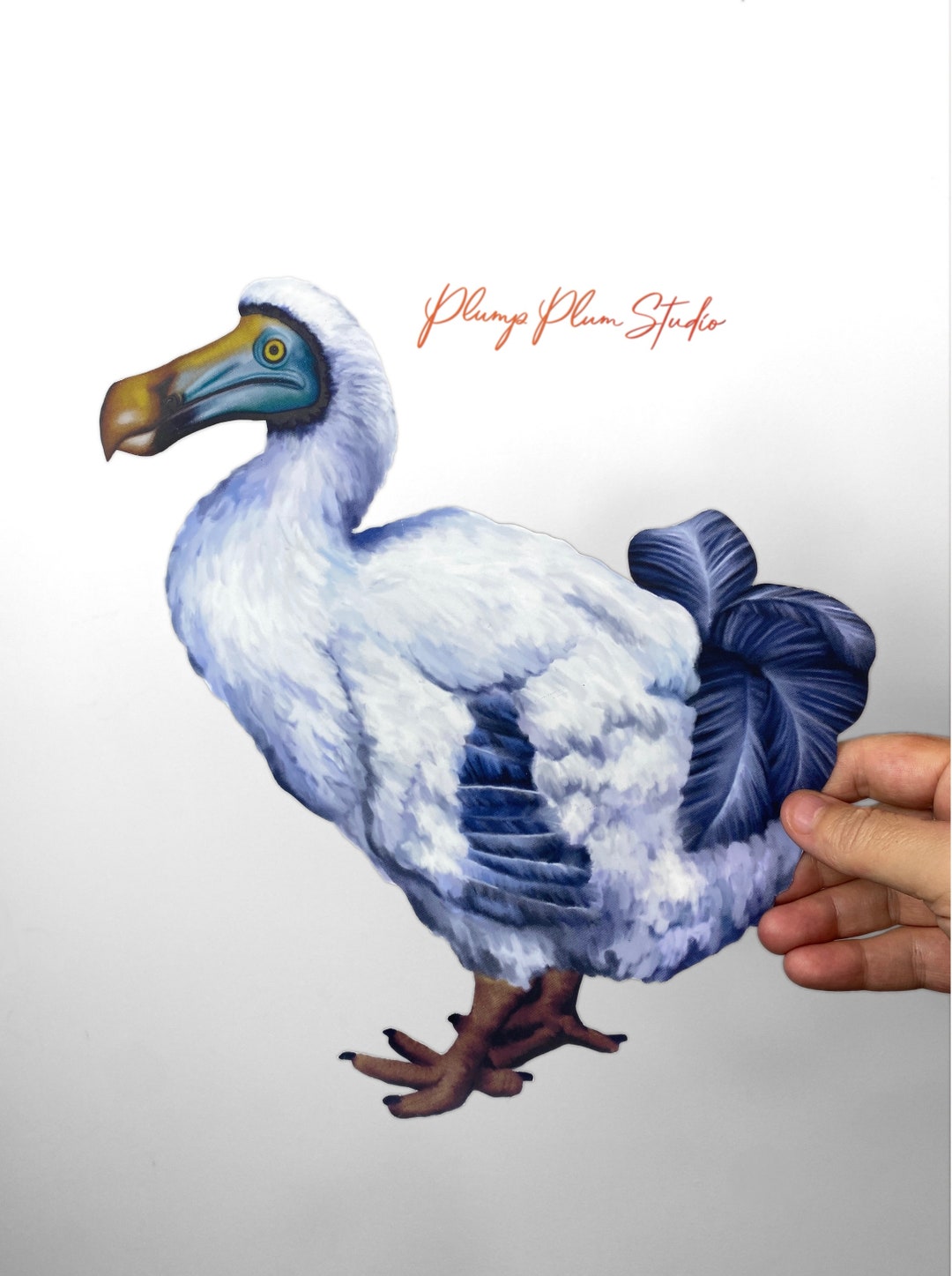 Fat Fluffy Dodo Decal, Dodo Bird Sticker, Light Switch Decal, Extinct ...