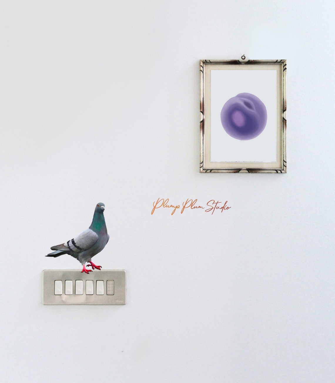 Pigeon Decal Elegant Pigeon Sticker Realistic Pigeon Bird - Etsy