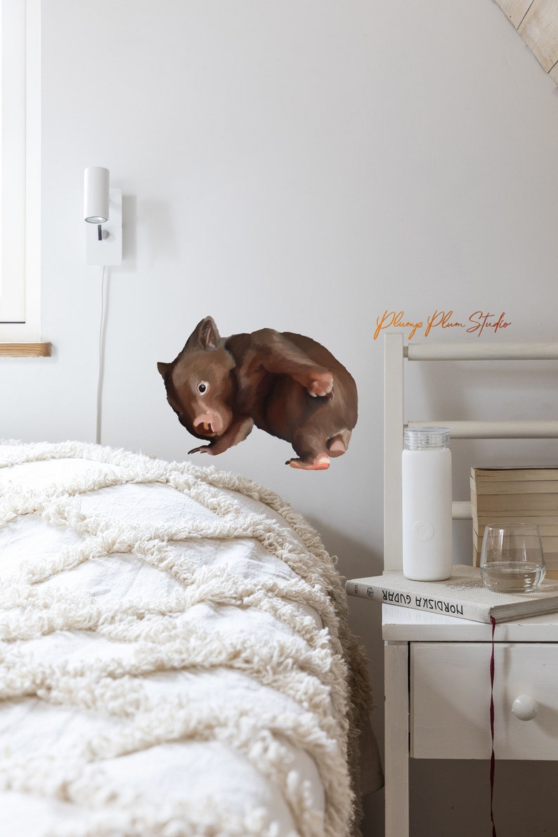 Realistic Wombat Decal: Australian Animal Sticker, Textured Vinyl - Etsy