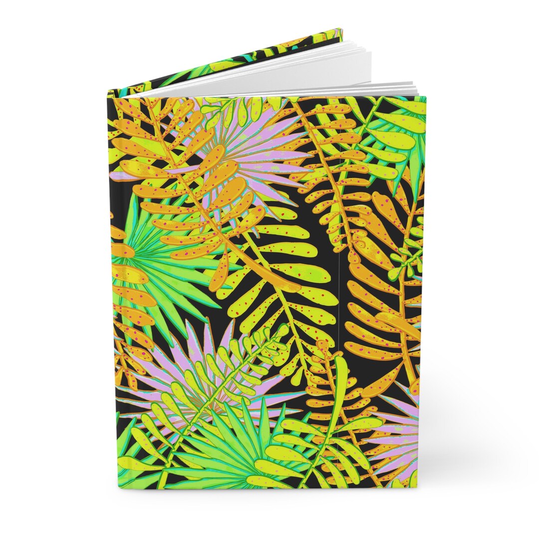 Tropical Floral Hardcover Journal - Etsy