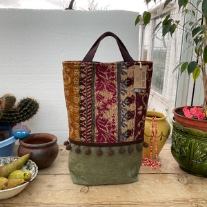 Unique Handbag, Eclectic Boho Purse, Upholstery Bag - Etsy