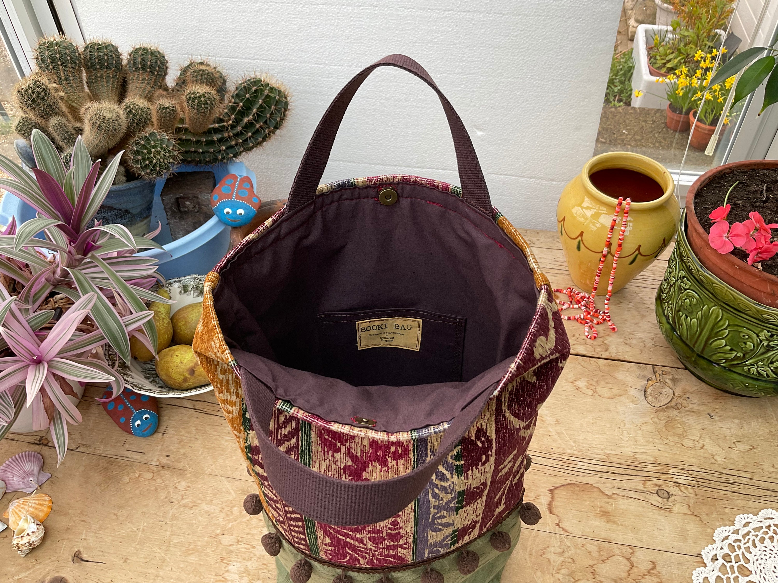 Unique Handbag, Eclectic Boho Purse, Upholstery Bag - Etsy