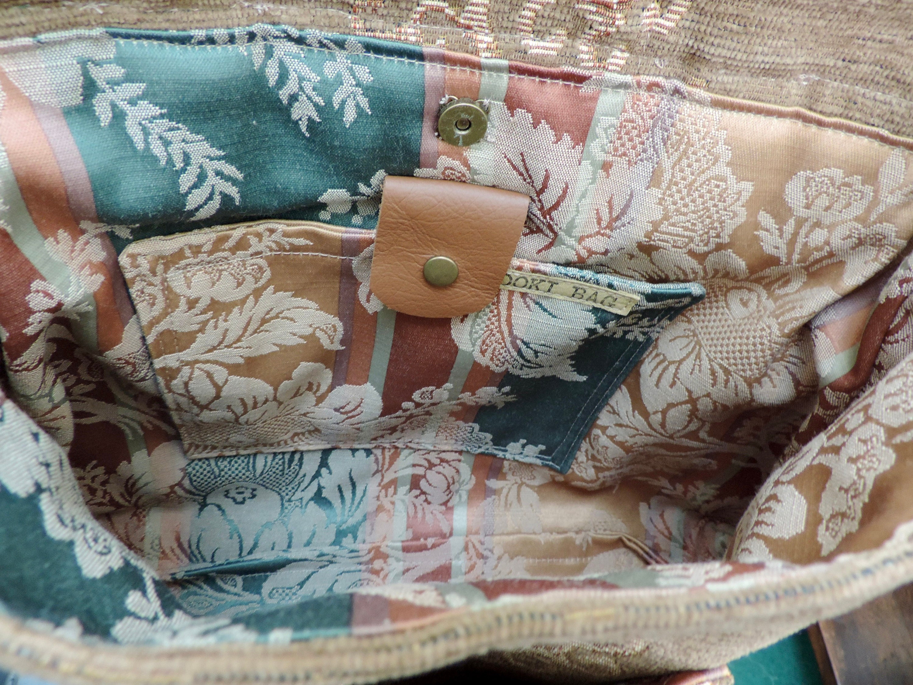 Handmade Upholstery Fabric Handbag - Etsy