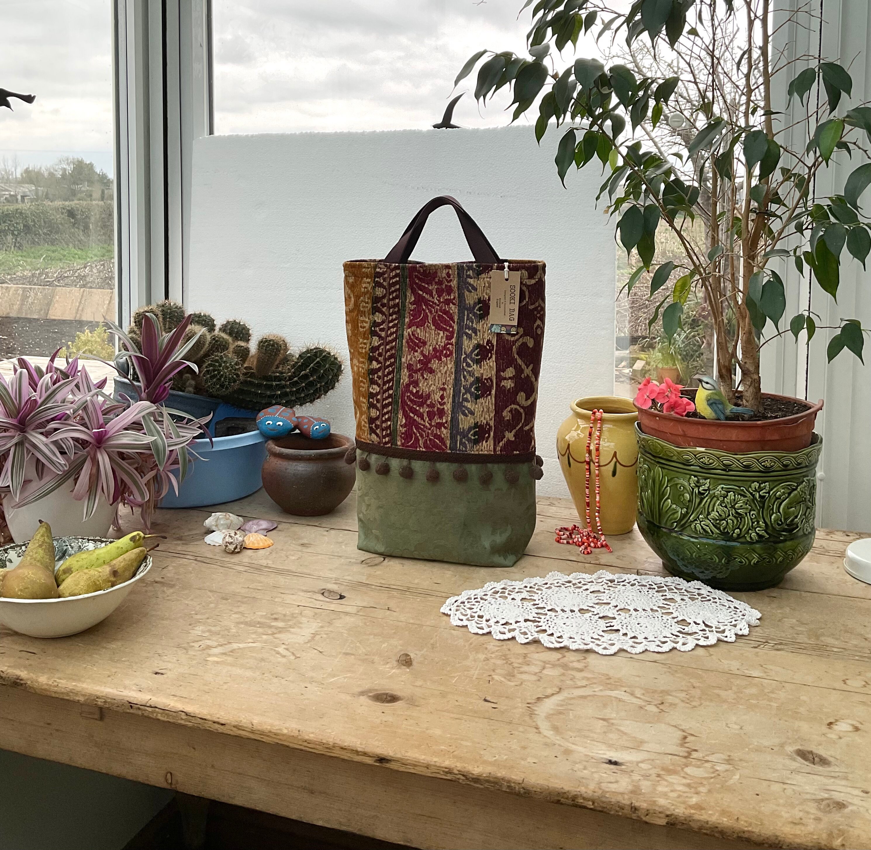 Unique Handbag, Eclectic Boho Purse, Upholstery Bag - Etsy