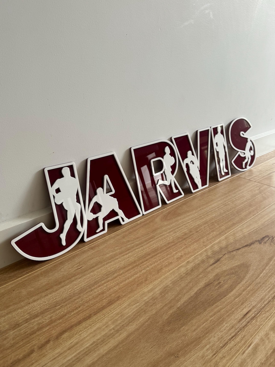 20cm High Rugby Sign, Rugby Theme, Wall Sign, Boys Sign, Rugby Sports ...