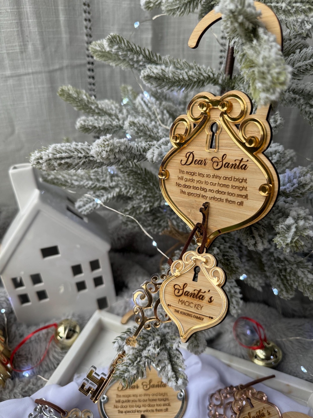Santa's Magic Key With Door Hanger, Christmas Tradition, Santa’s ...