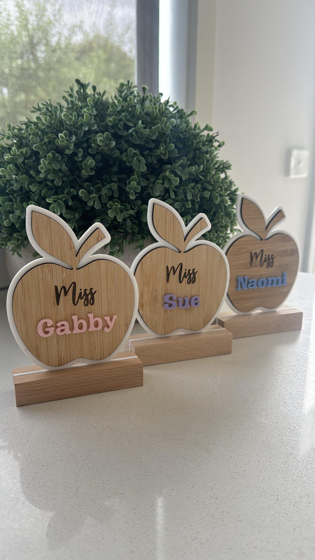 Teacher Desk Plaques, Laser Cut and Engaged, Teacher Gifts, Gifts for ...