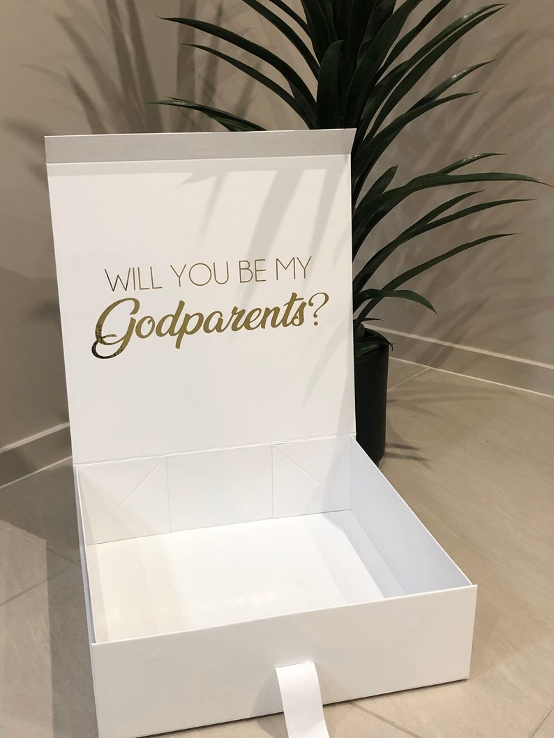 Large Personalised Keepsake Box Godparents Proposal - Etsy