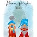 Gnome Holiday Card Bundle | 3 Editable Printable Cards | Instant ...