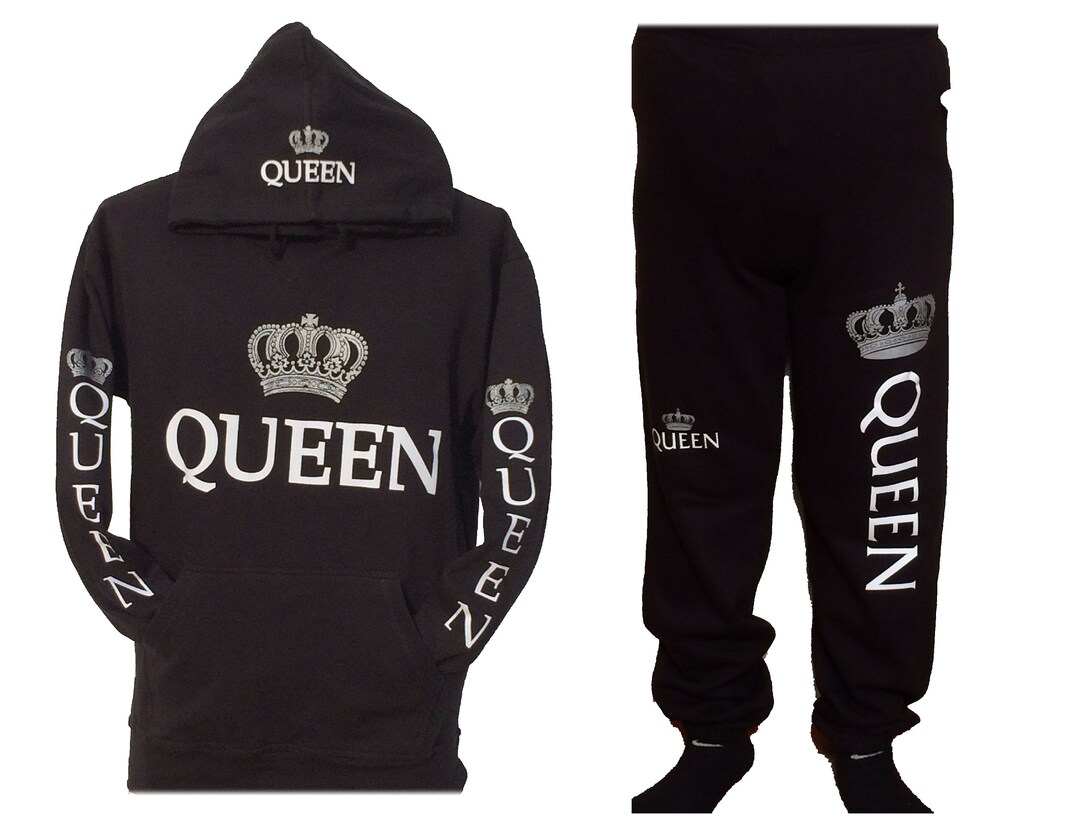Queen Outfit Sweatsuit Hoodie and Sweatpants Outfit - Etsy