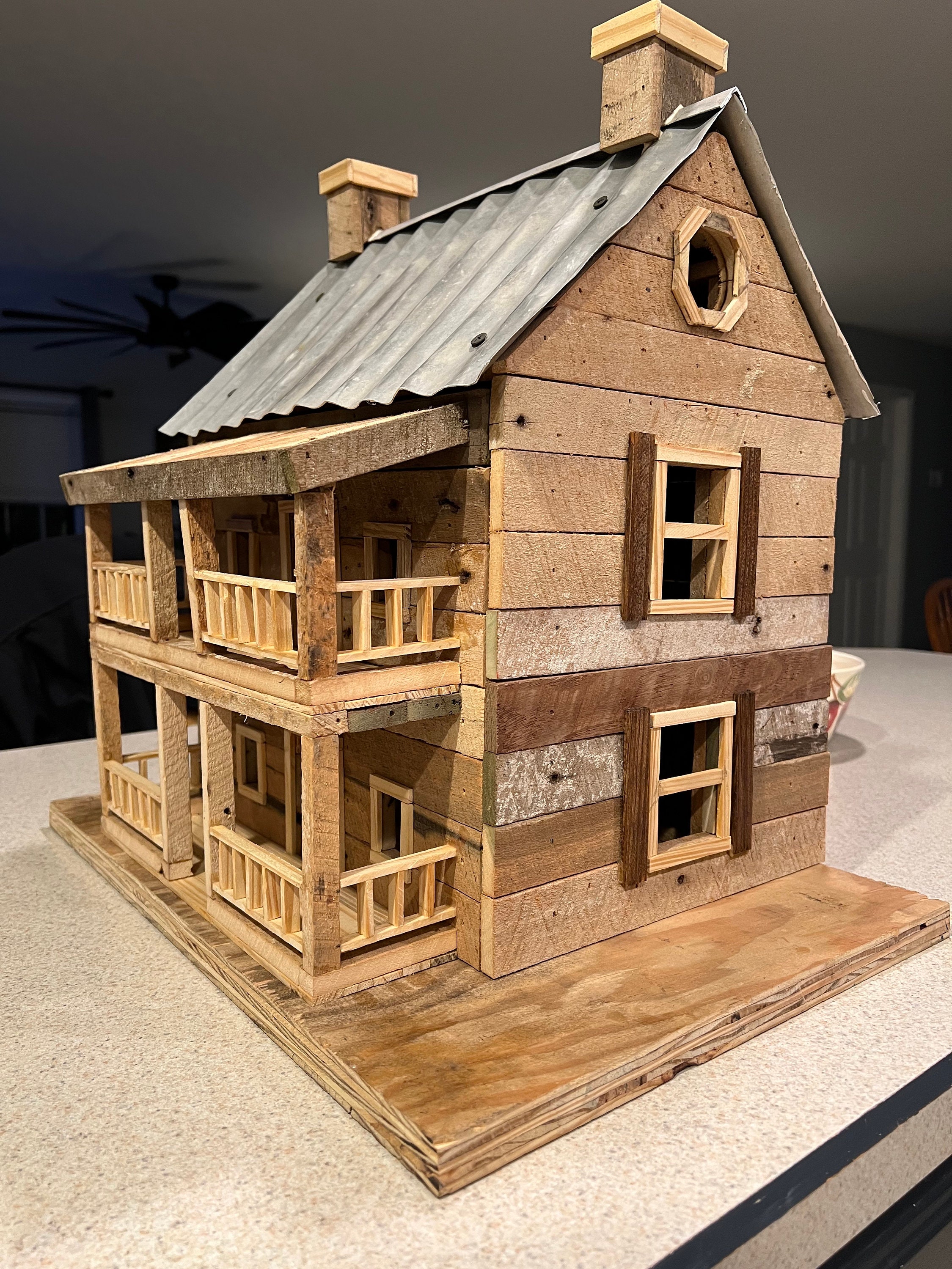 Popsicle Stick House Blueprints