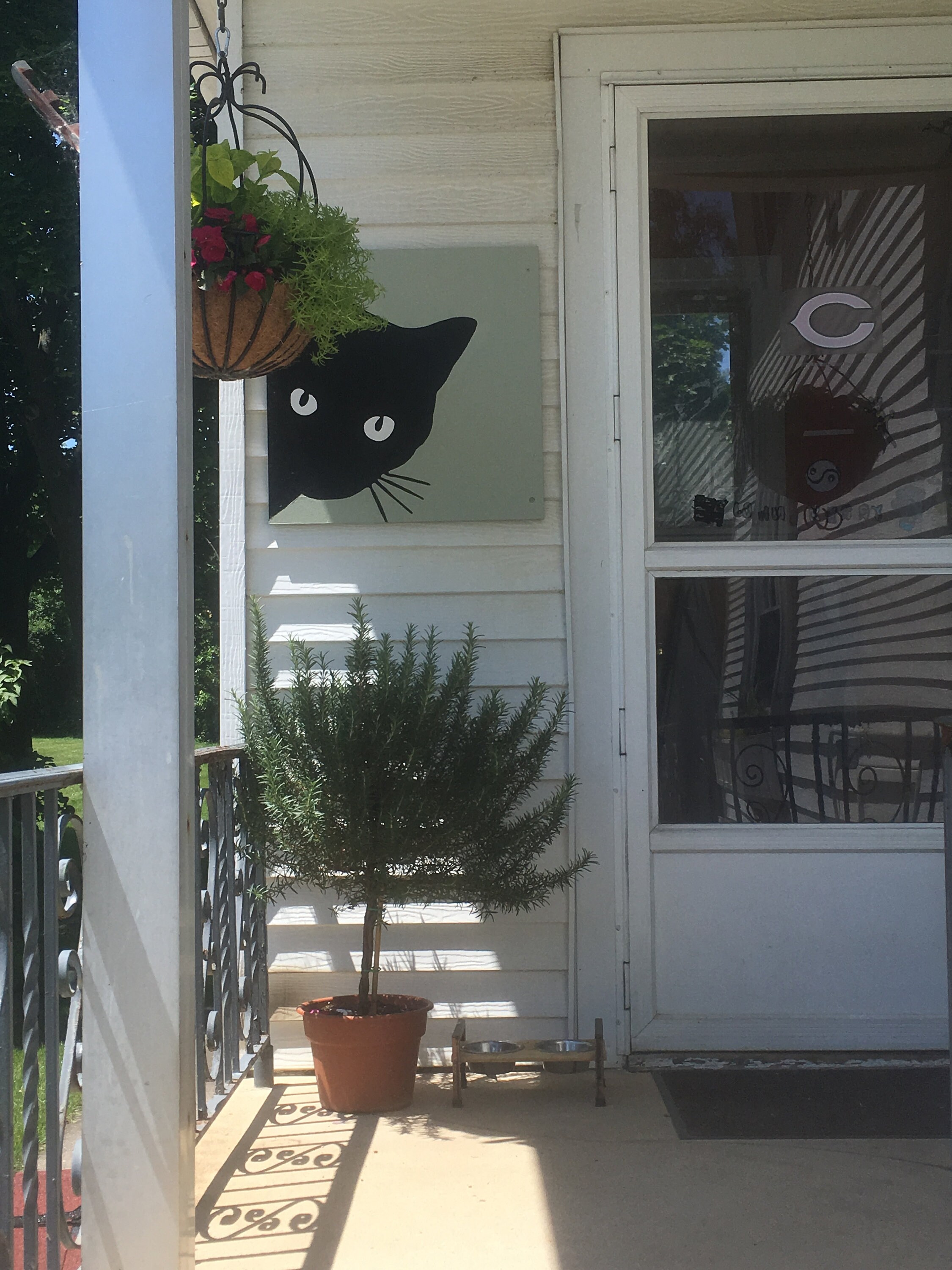 Black Cat Barn Quilt 2'x2' - Etsy