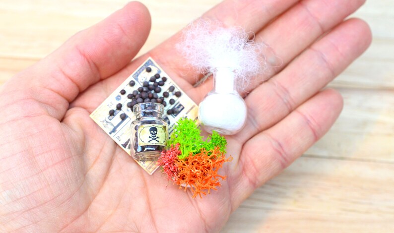 Miniature Halloween Spilled Potion Herbs Misty Potion Potions - Etsy