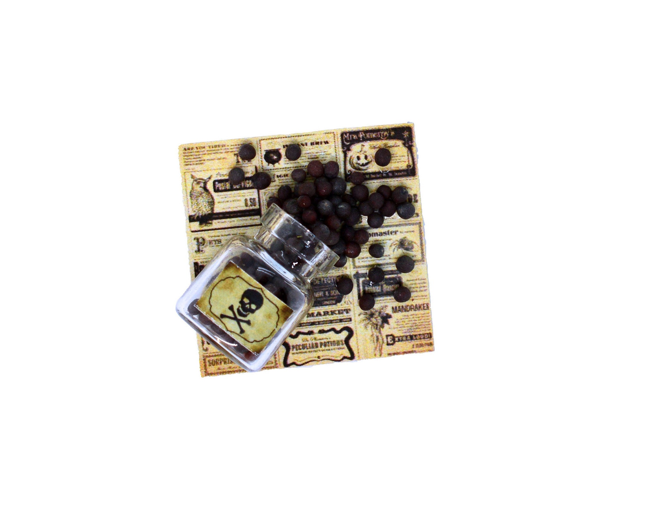 Miniature Halloween Spilled Potion Herbs Misty Potion Potions - Etsy