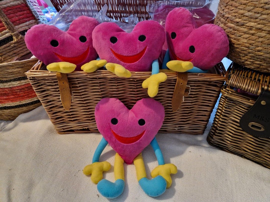 Huggable Soft Heart Plushie - Etsy