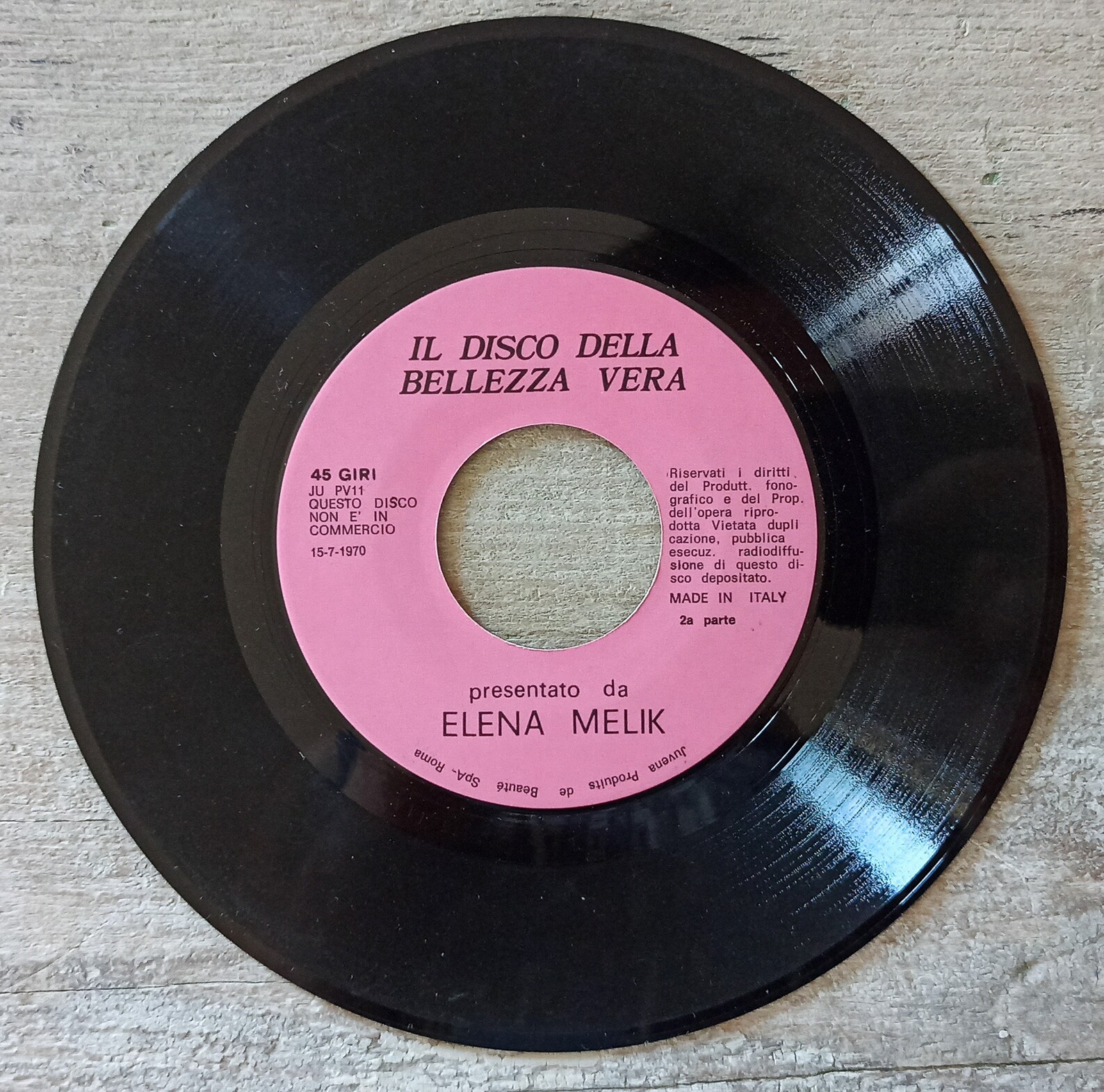 Record elena Melik Il Disco Della Bellezza Vera - Etsy