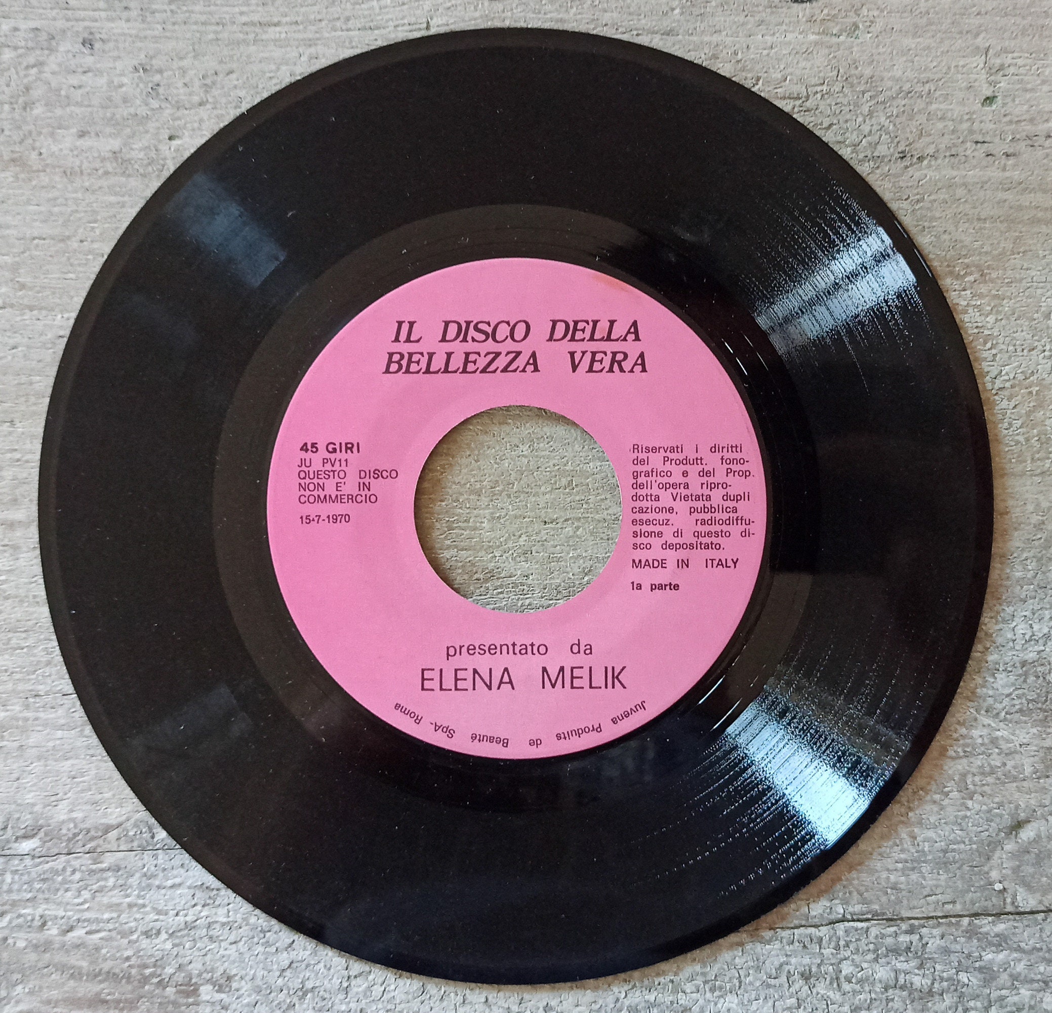 Record elena Melik Il Disco Della Bellezza Vera - Etsy