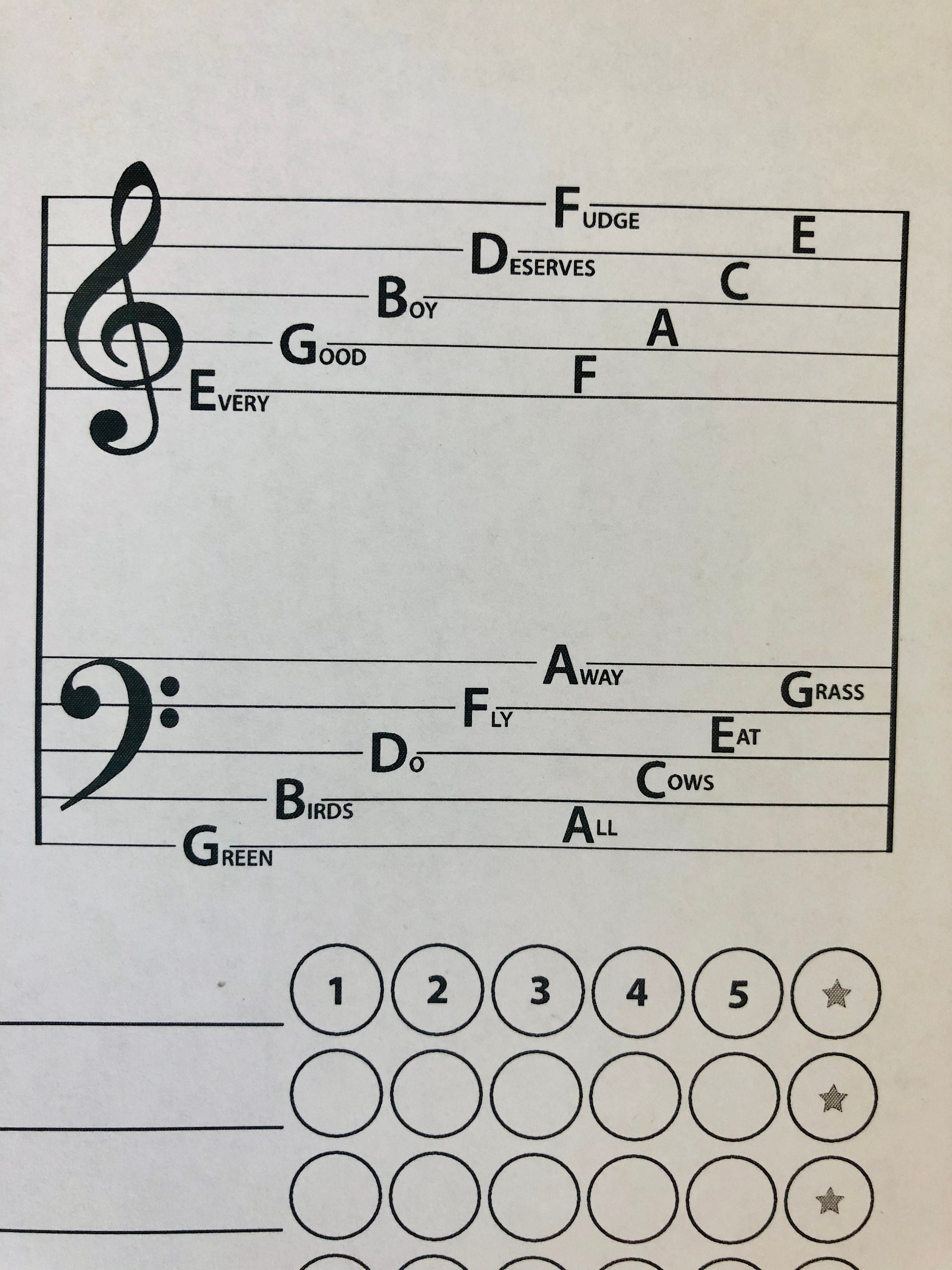 Piano Practice Chart Printable Digital Download - Etsy
