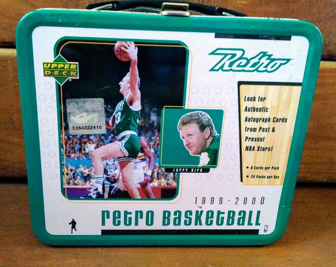 NBA Larry Bird Basketball Lunch Box! - Etsy