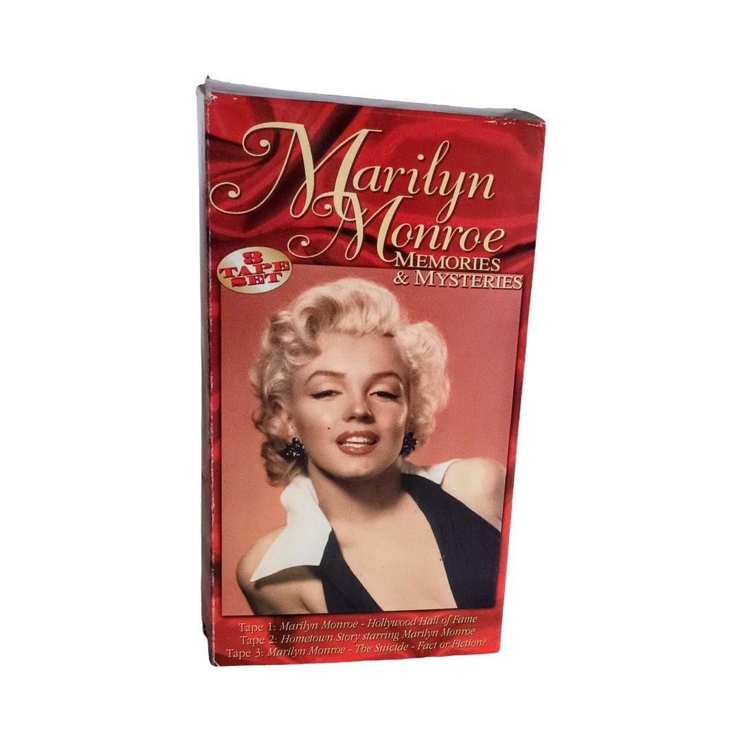 1996 Marilyn Monroe 'memories & Mysteries' VHS Boxed Set! - Etsy