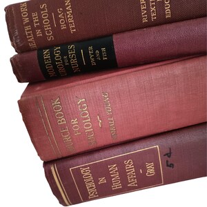 Very Old Medical Book Stack / Office Decor - Etsy