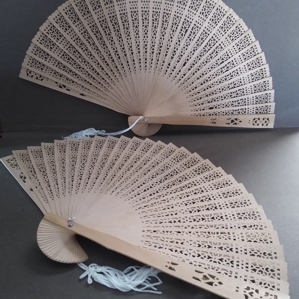 Wooden Hand Fan - Etsy
