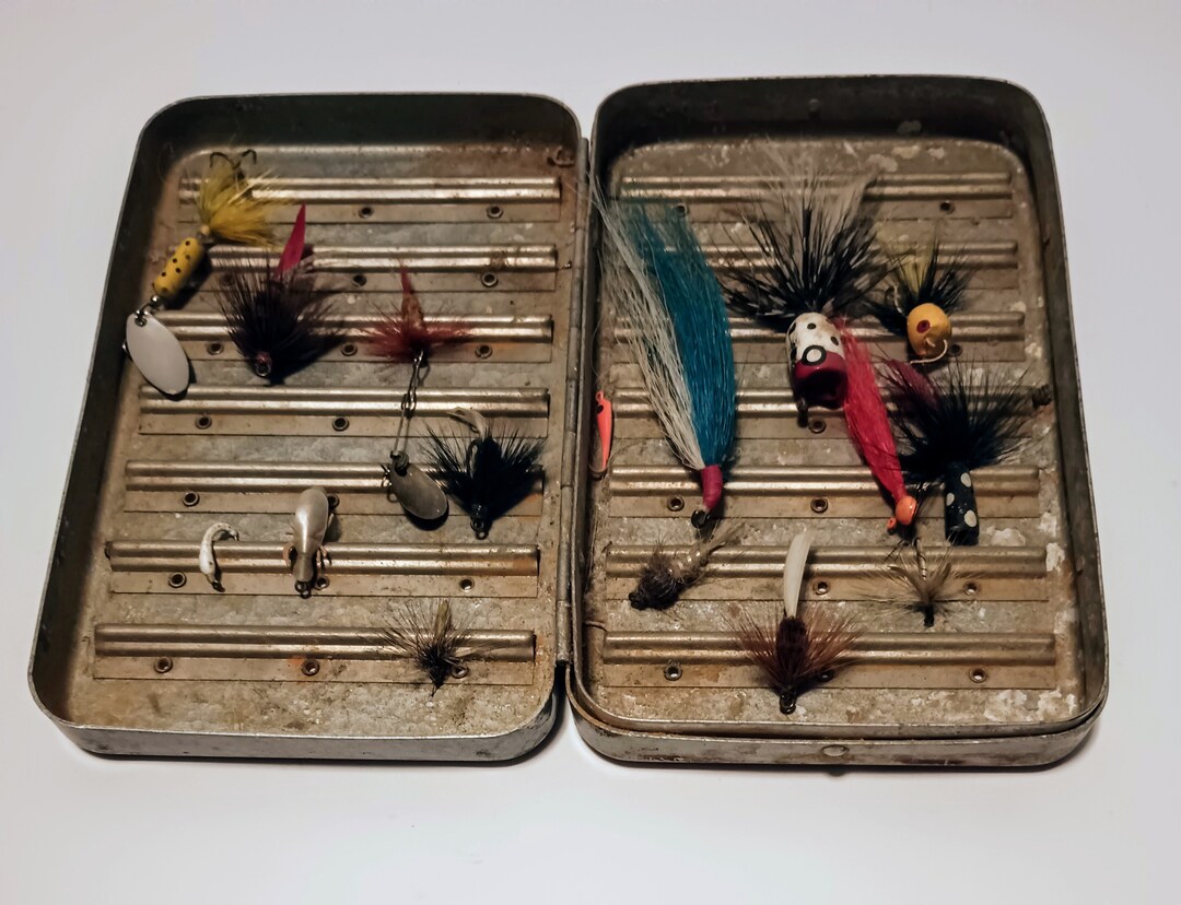 1950's Collectible PERRINE Aluminum Fly Box! - Etsy