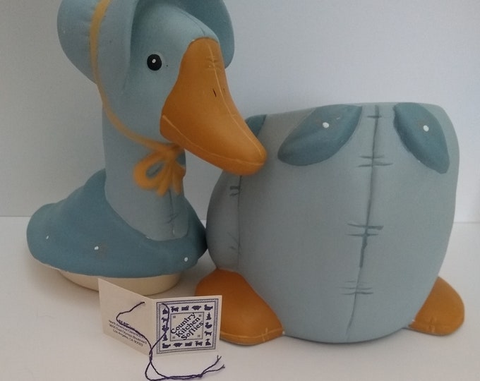 Charming Hand Painted Goose Cookie Jar! - Etsy