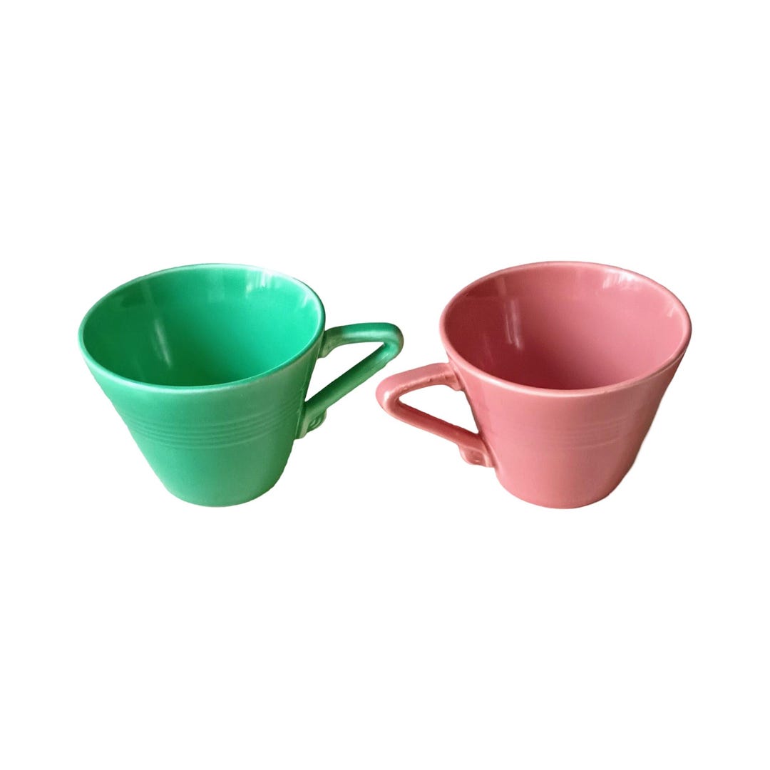 1950's Homer Laughlin Harlequin Cups! - Etsy
