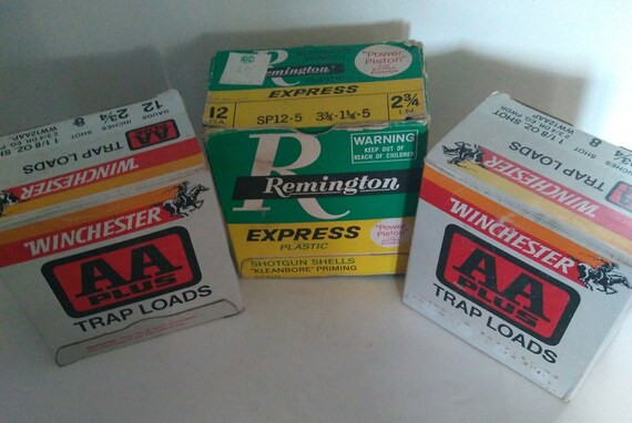 Three Vintage Shotgun Shell Boxes | Etsy