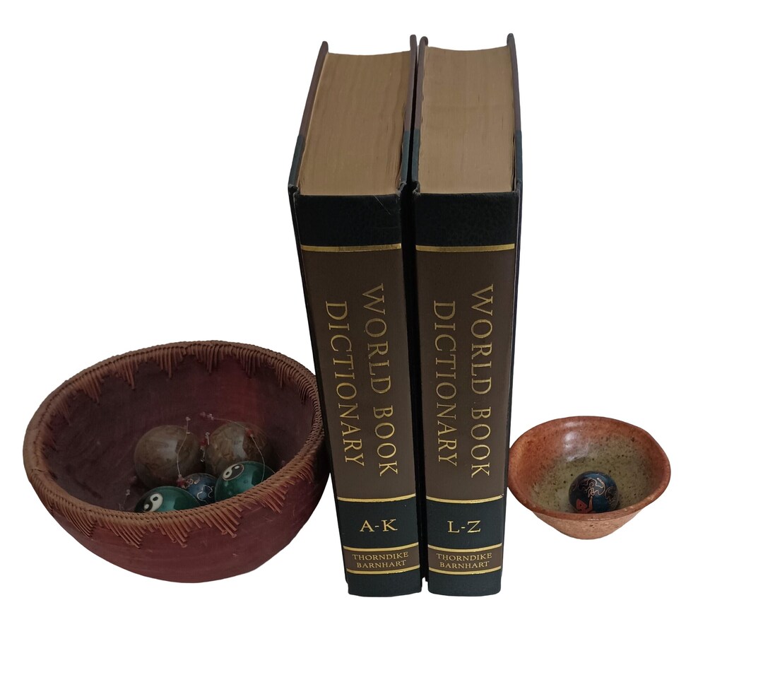 1980 Edition World Book Dictionary Book Set - Etsy